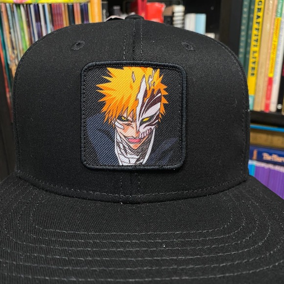 BLEACH | Accessories | Bleach Ichigo Kurosaki Hollow Snapback Hat ...